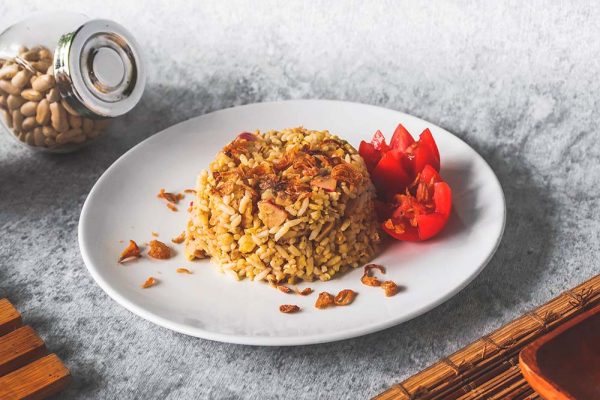 Nasi Goreng Telur Korea dengan Maspion Wajan Kiku Wok Single Handle – Maspion Logam Jawa